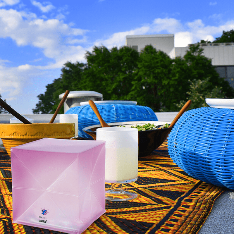 Solar Helix & Solar Puff™ Multicolor Collapsible Solar Lanterns Bundle ...